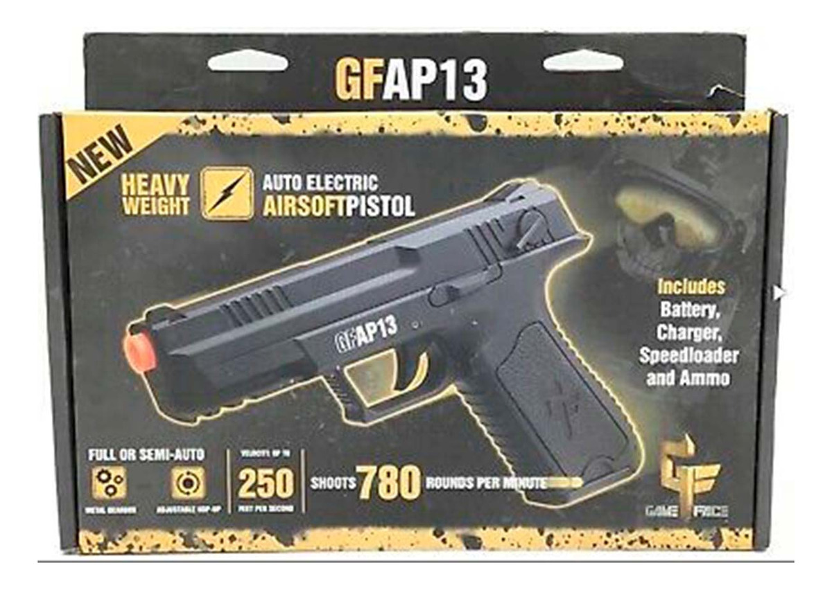 Pistola Electrica Full Auto Game Face Ap13 6mm Airsoft – Gran Aventura