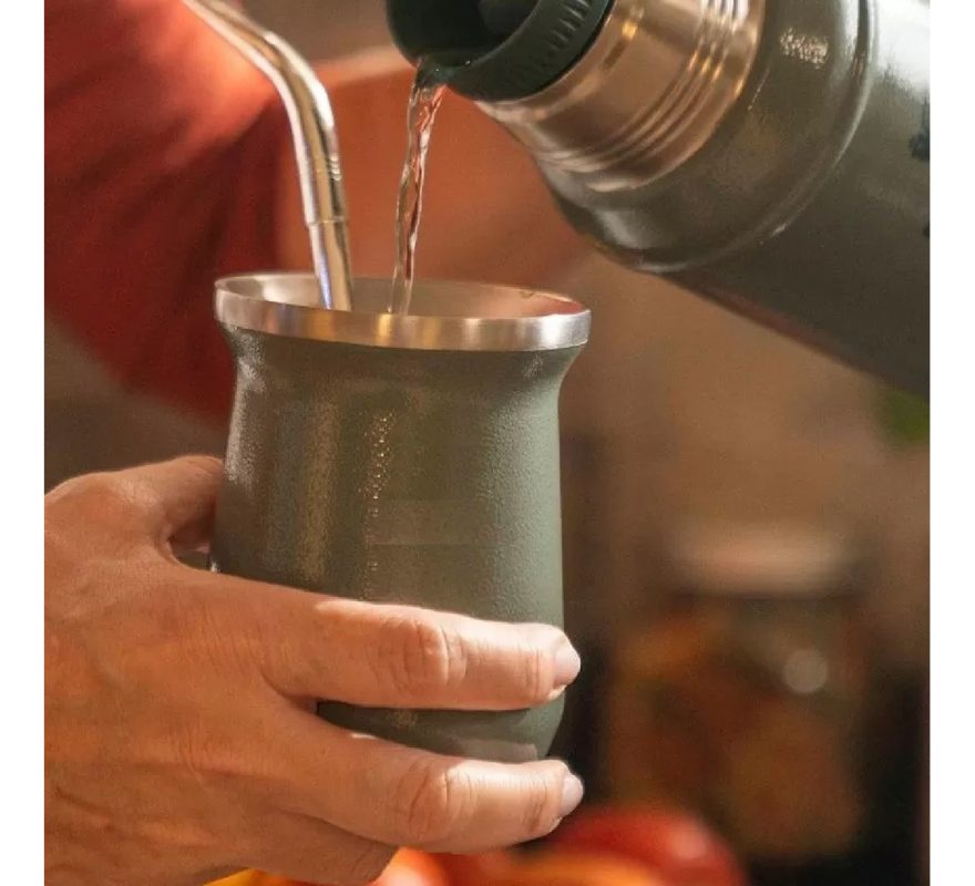 Mate Acero Inoxidable Doble Pared Reforzado Termico 260 Ml - Gran Aventura