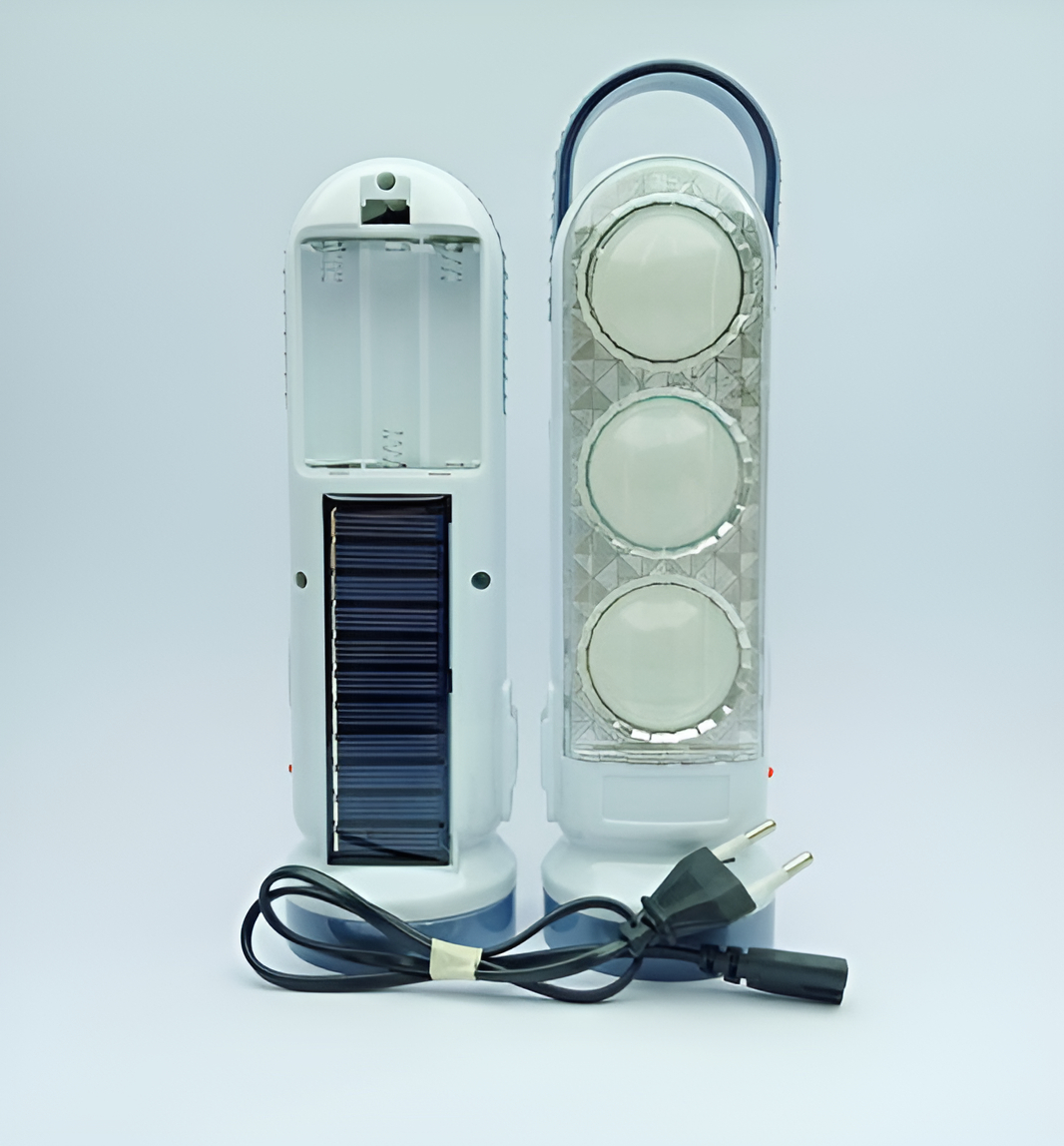 Linterna A Pila Con Panel Solar Y Recargable - Gran Aventura