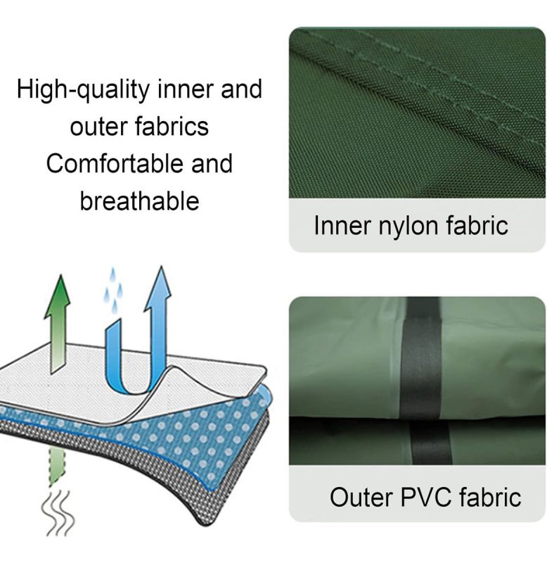 Pantalón De Pesca Poliéster/pvc Grueso Con Pelo Reforzado - Gran Aventura
